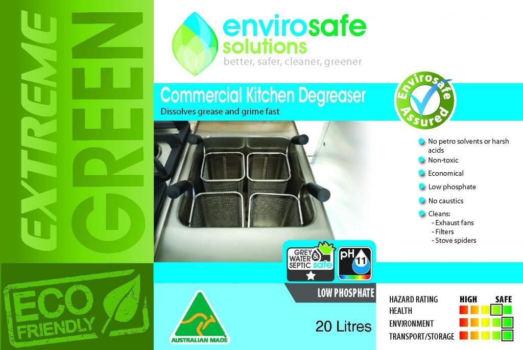 COMMERCIAL KITCHEN DEGREASER - Envirosafe Solutions: Eco Friendly ...