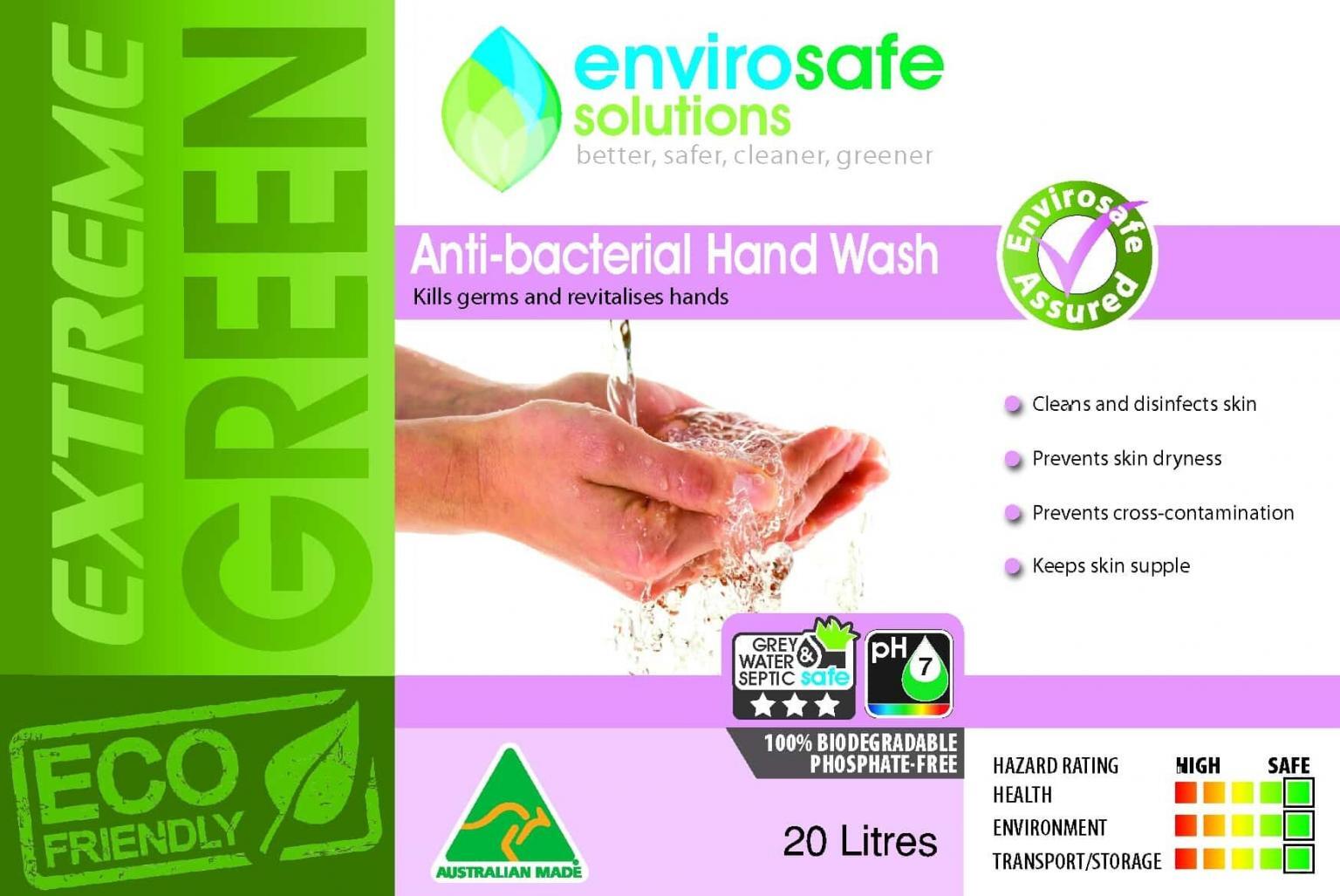 Anti-Bacterial Hand Wash | Industrial Hand Soap | Envirosafe